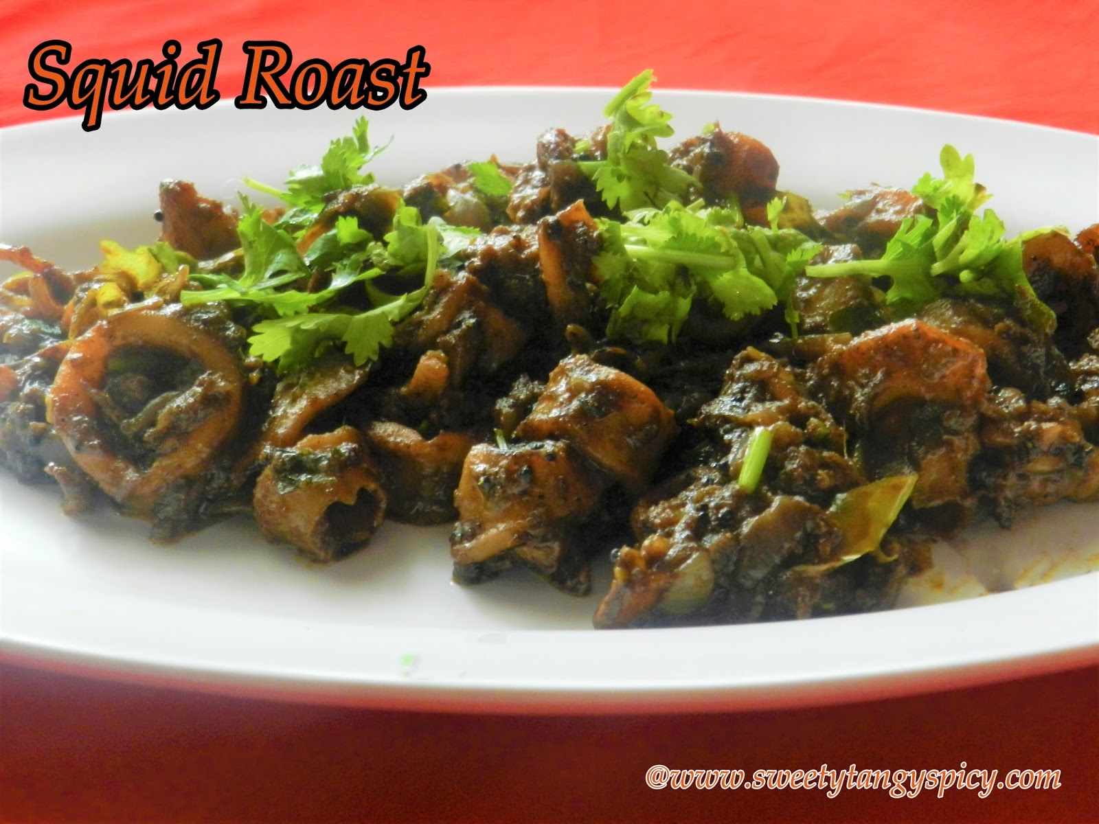 Sweety Tangy Spicy: Squid roast Kerala style / Kerala style koonthal or ...