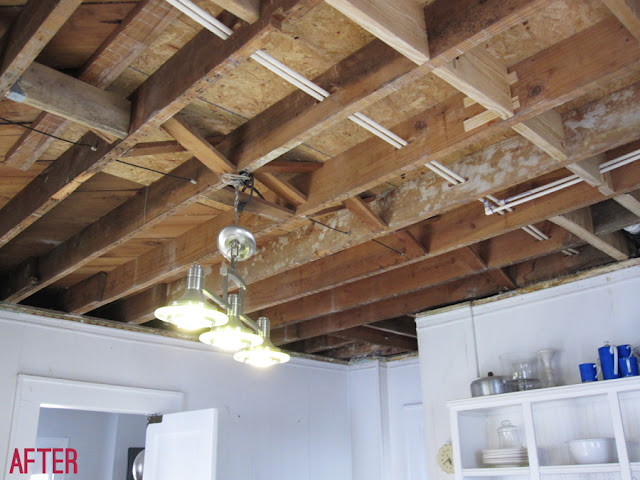 Keep Smiling: Kitchen Ceiling Demolition