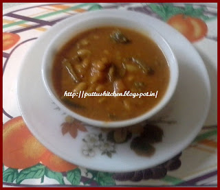 Puttu's kitchen by Vani: Method of preparing Huli( ಹುಳಿ) wiith Hulipudi ...