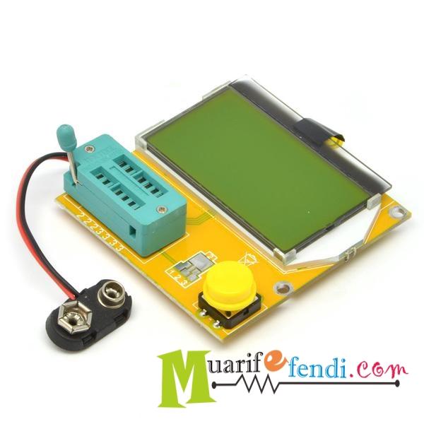 Jual Modul Komponen Tester ESR Meter Grafik Karakter LC Meter | Your ...