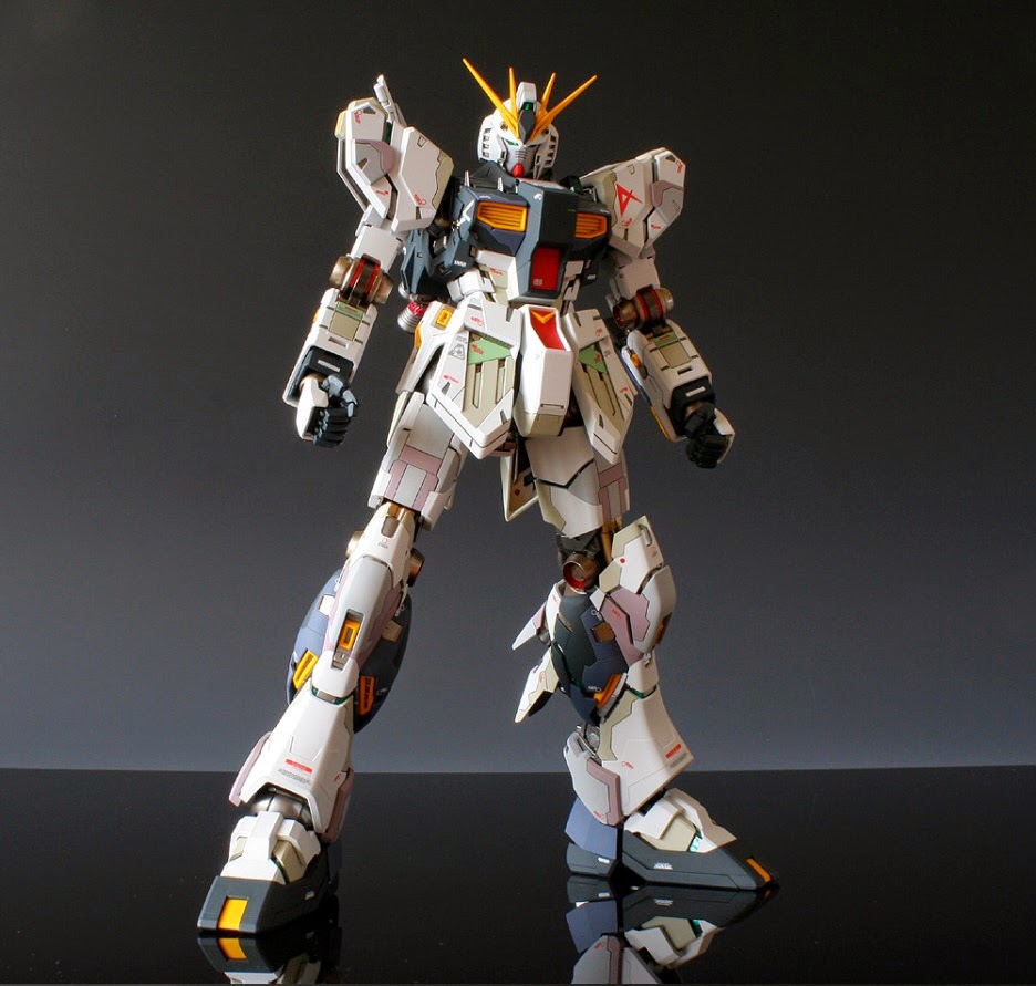Custom Build: MG 1/100 RX-93 v Gundam Ver. KA "Real Grade Style Detailing"