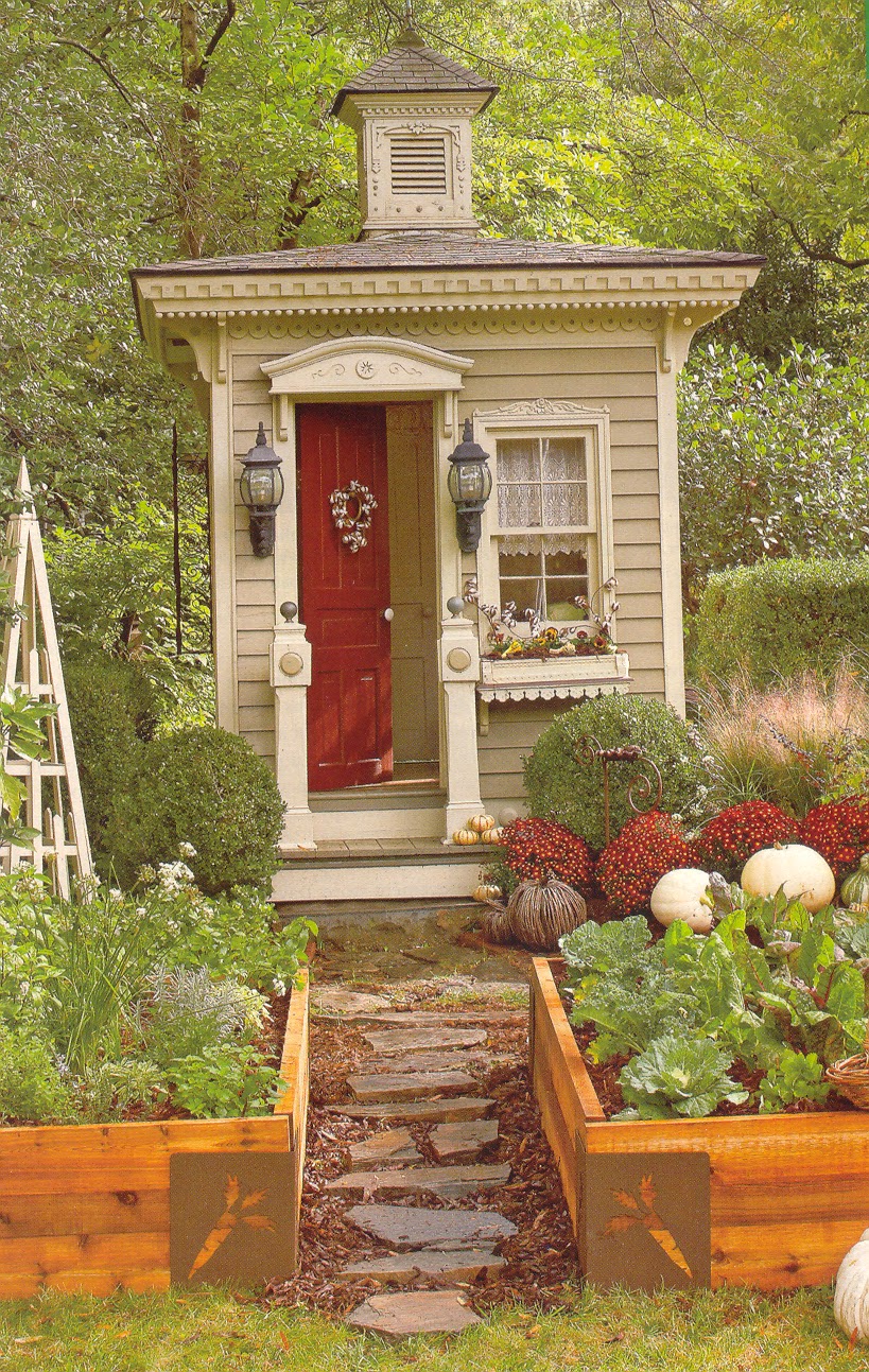 Relaxshacks.com: a TINY victorian outhouse, as a small garden shed ...