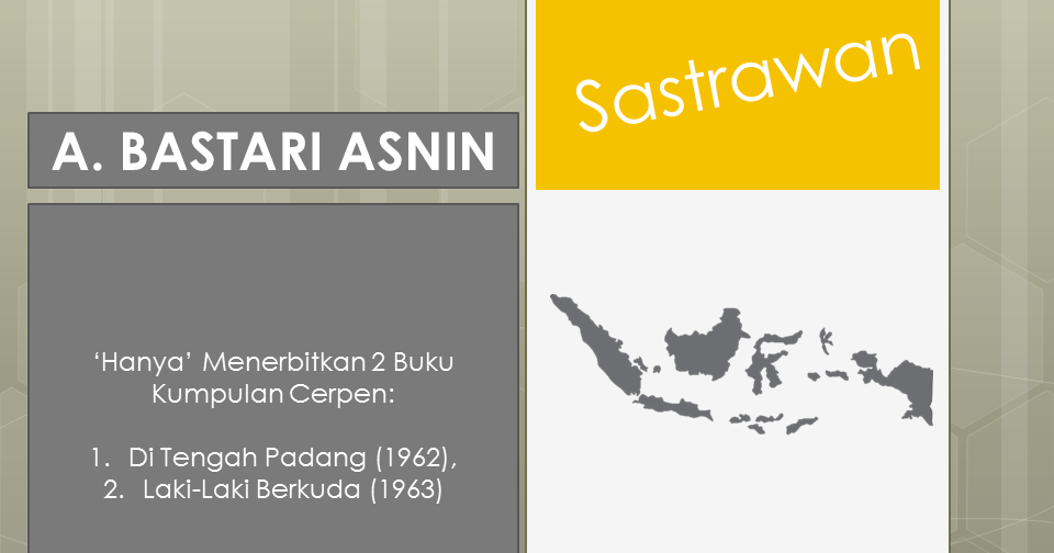 A Bastari Asnin | Biografi Singkat dan Karyanya