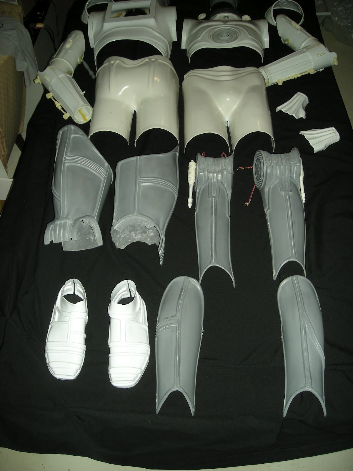 Wearable protocol droid costume