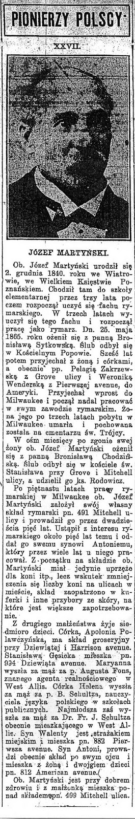 Milwaukee Polonia Project: April 2013