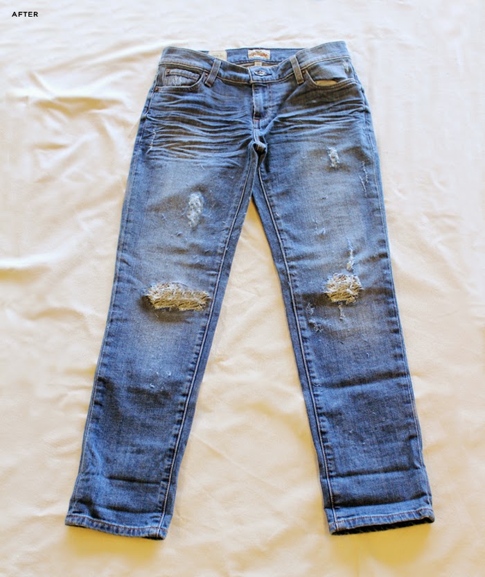 DIY | Ripped Jeans - Stelly Blog
