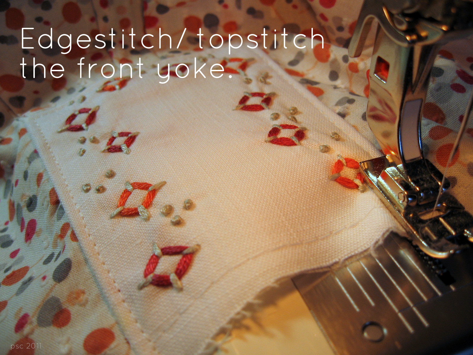 Pickup Some Creativity: Sew-Along Day 2, Steps 6-10