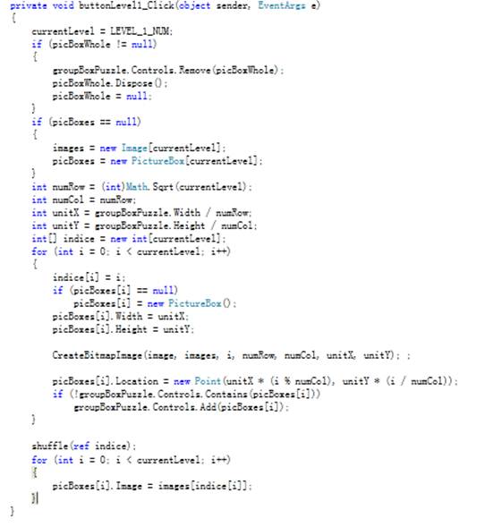 Games Development Tutorials: C# - Create an image puzzle game
