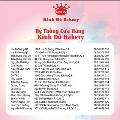 Kinh Đô Bakery ưu đãi nhân dịp 8/3 | Diemanuong365