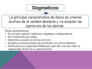 Dogmatismo.