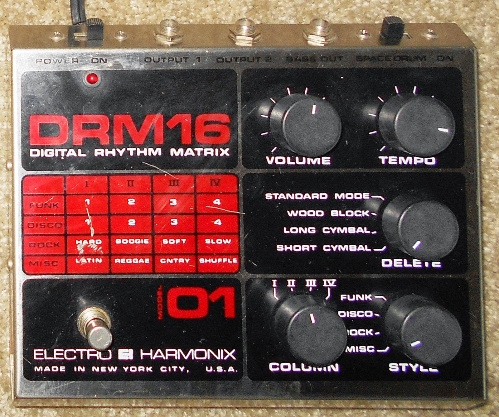 JonDent - Exploring Electronic Music: ELECTRO-HARMONIX DRM16 DIGITAL ...