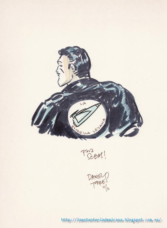 LA ESTANTERIA DE MI CASA: Dedicatorias de dibujantes... DANIEL TORRES (6)