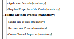 Network Information Hiding Patterns: Describing Covert Channels