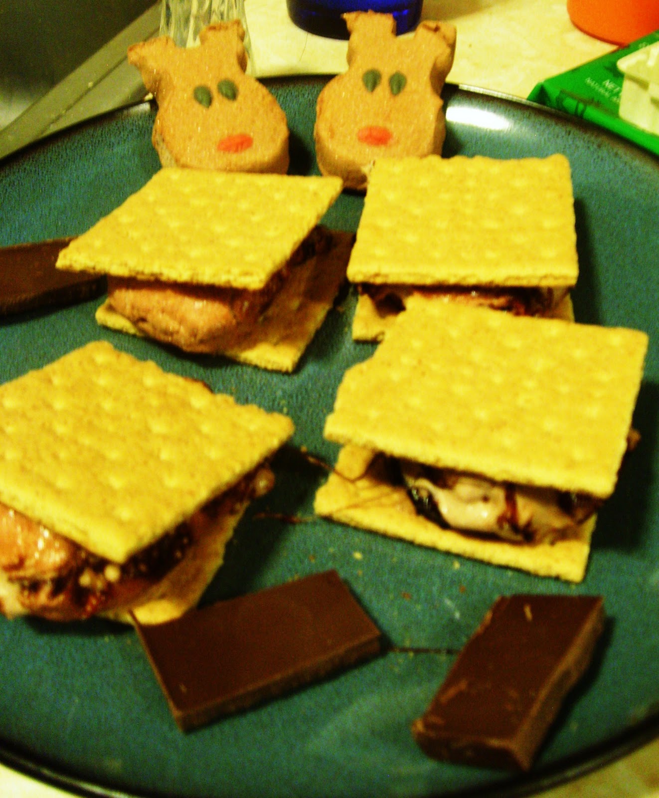 Simple Savory & Satisfying: Christmas Peep S'mores