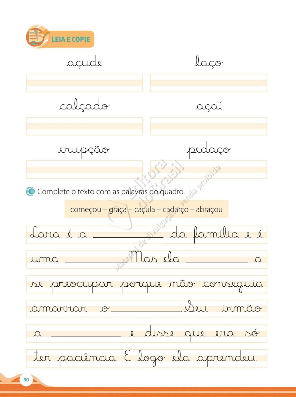 Assim Eu Aprendo Caligrafia 3. - Atividades de Caligrafia