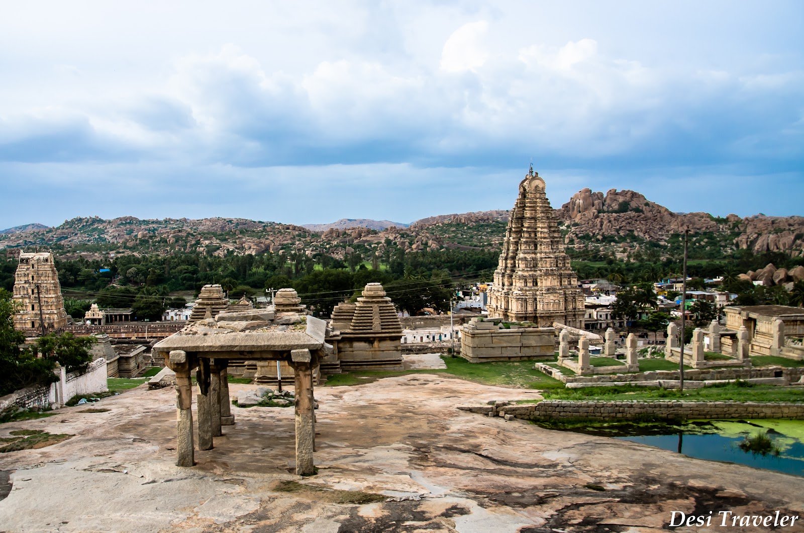 The Sacred Center of Hampi Temple