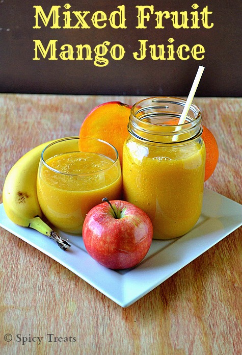 Spicy Treats: Mighty Mango / Mixed Fruits Mango Juice
