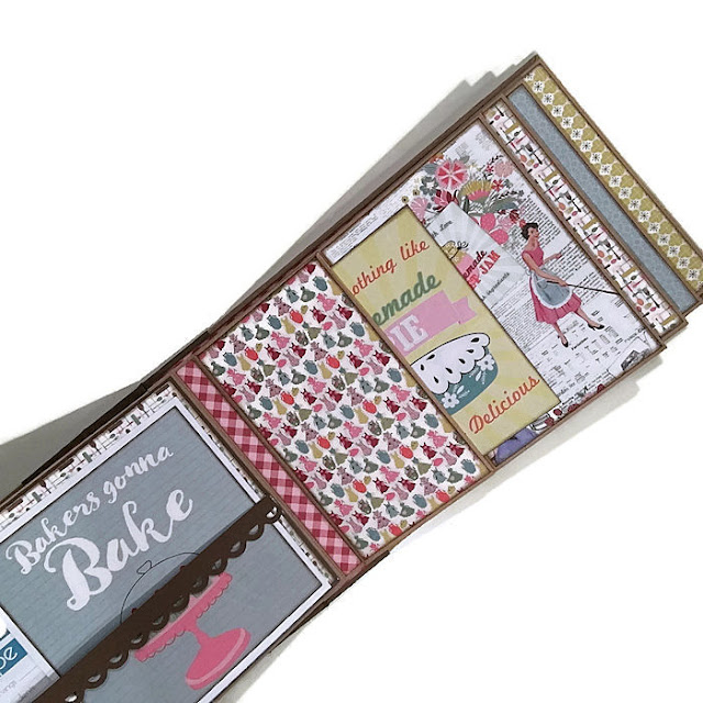 A 'Saucy' Paperbag Waterfall Mini Album | Embrace Serendipity