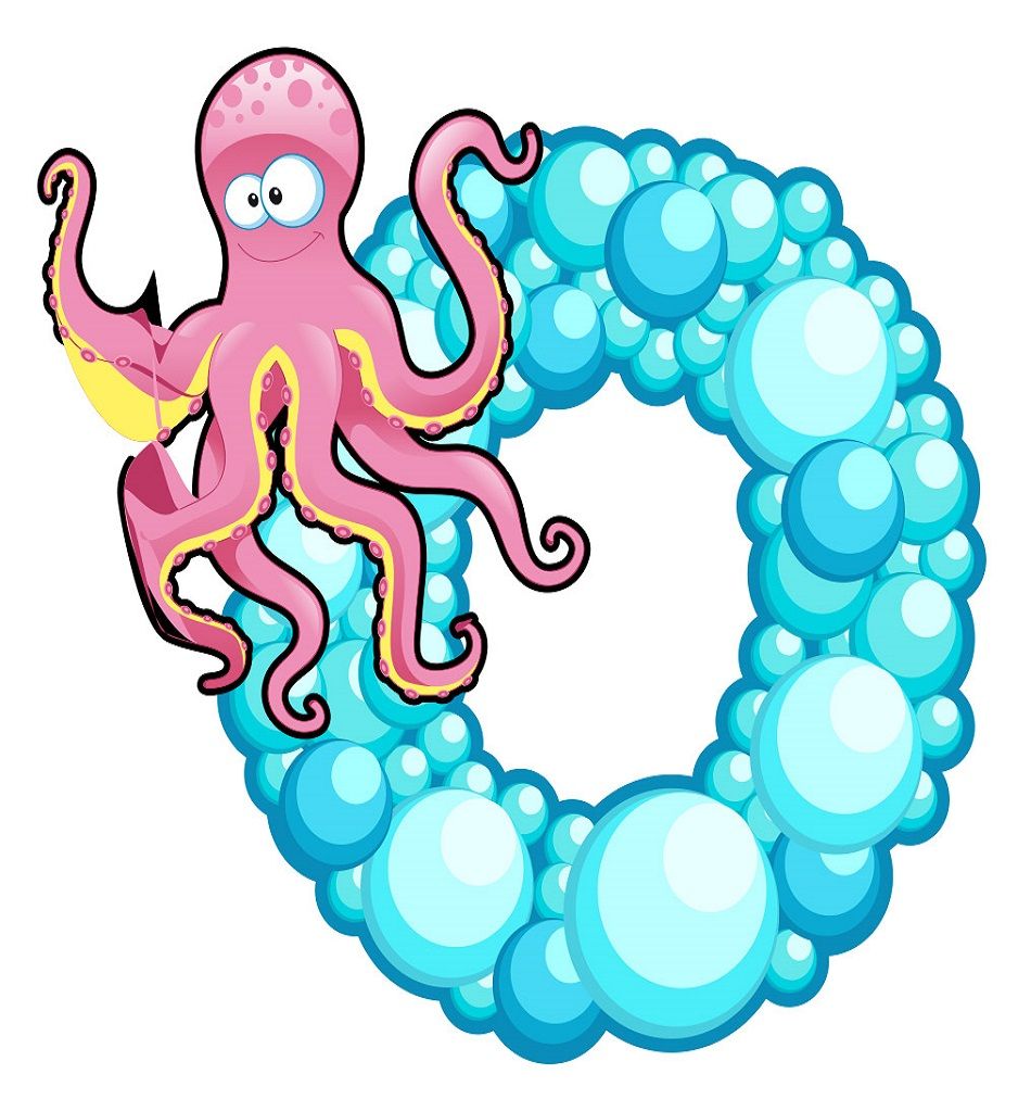 Abecedario Bajo el Mar. Under the Sea Abc. - Oh my Alfabetos!