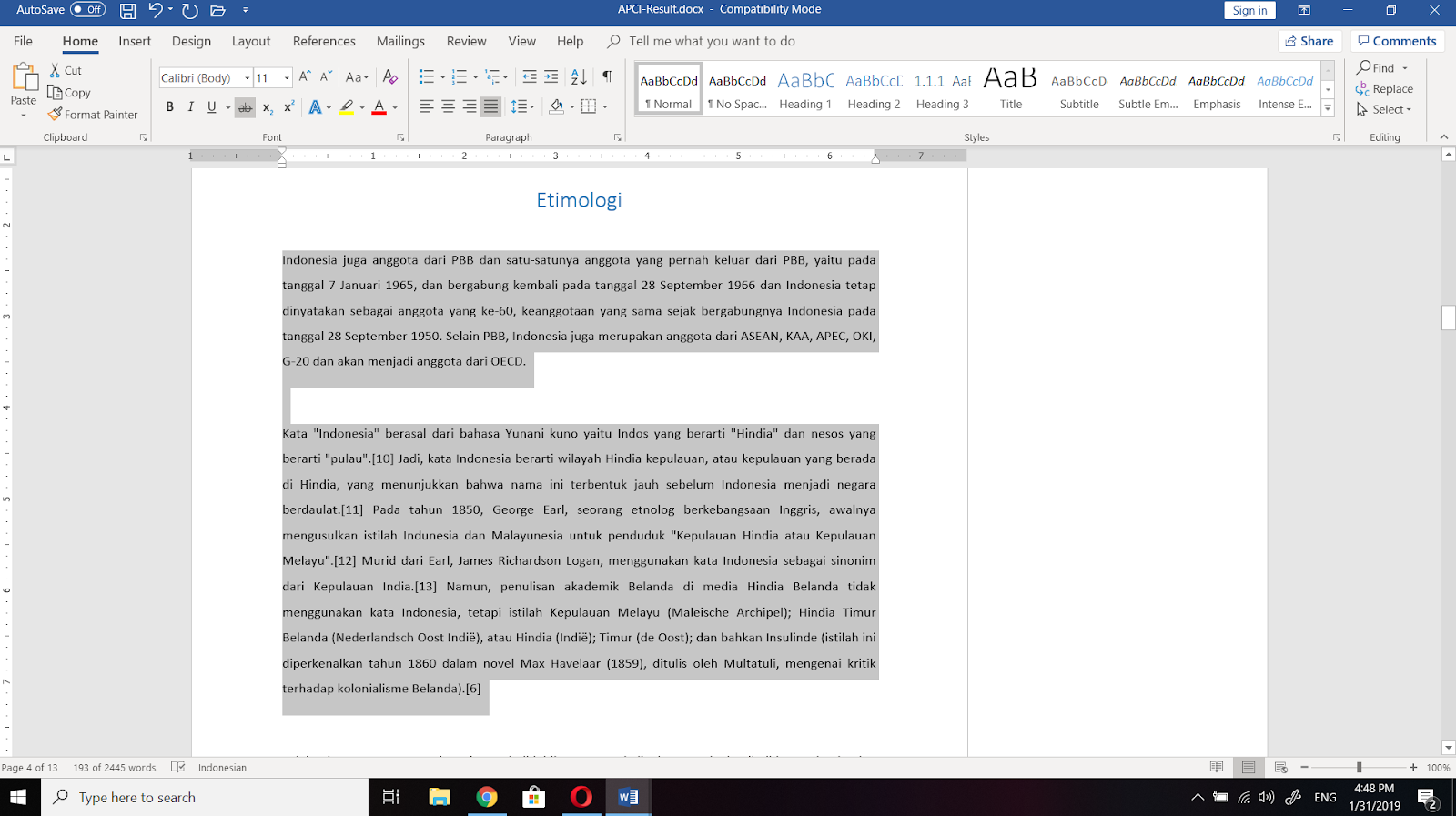 Cara Mengedit Document Agar Menjadi Baik dan Benar.
