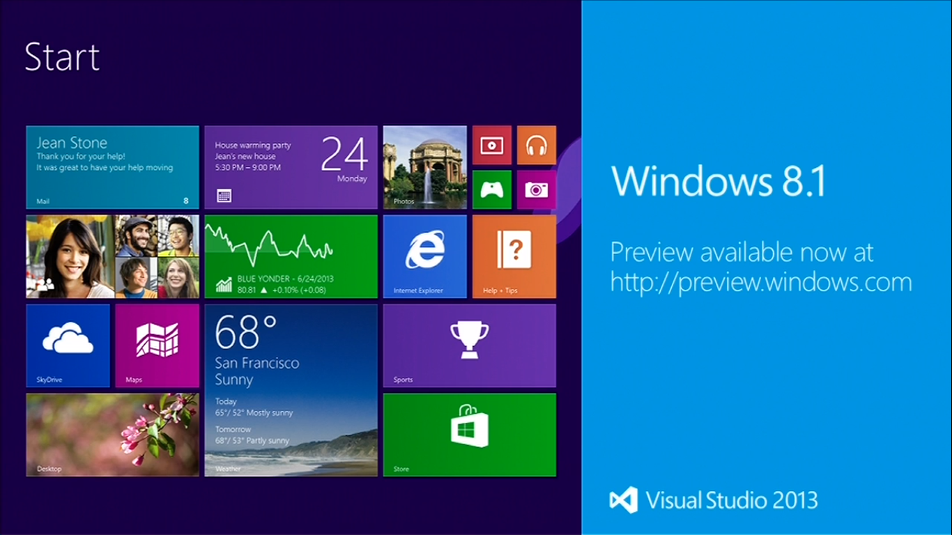 Johnny's space: Windows 8.1 preview available for download...