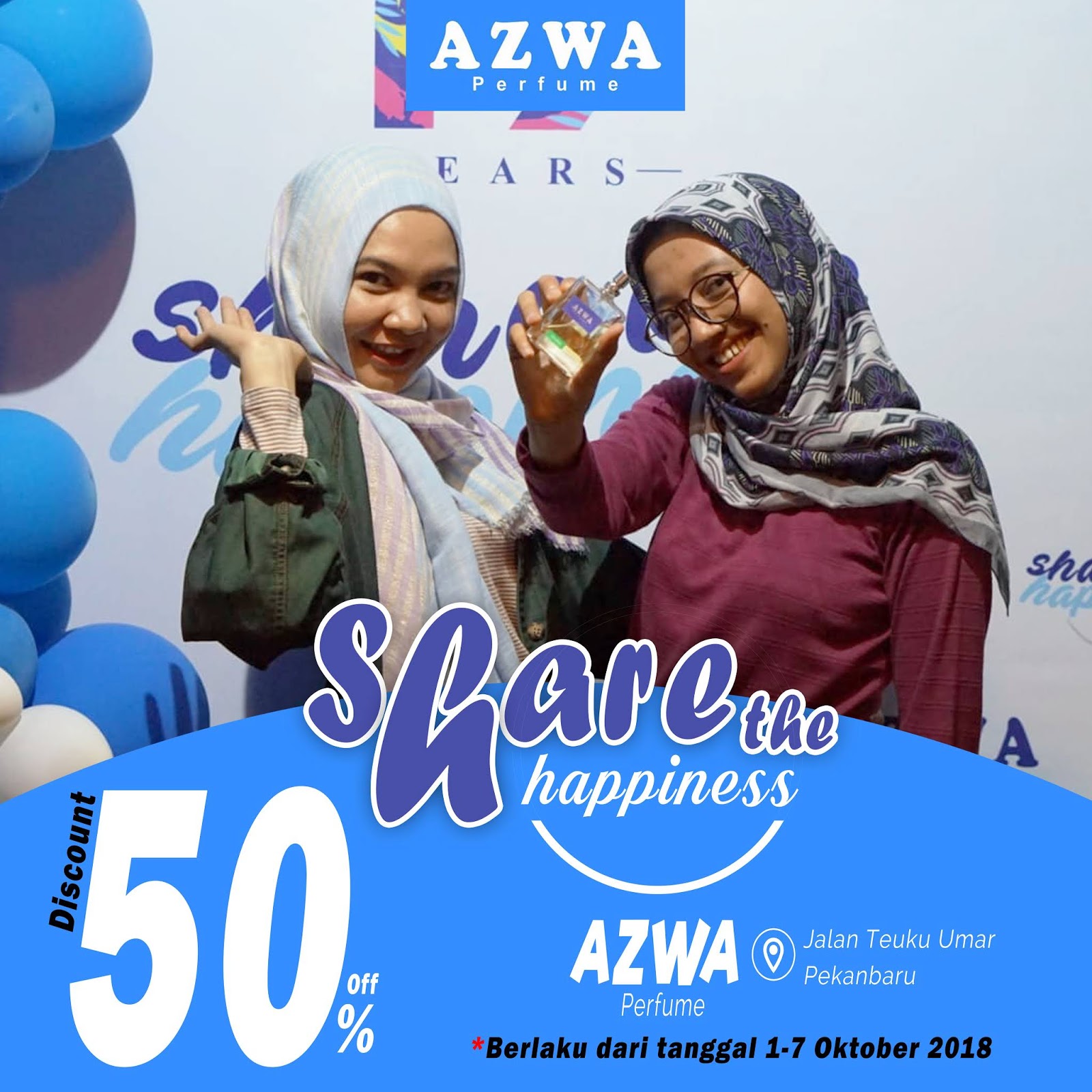 Discount 50% Azwa Perfume Pekanbaru - Media Edukasi