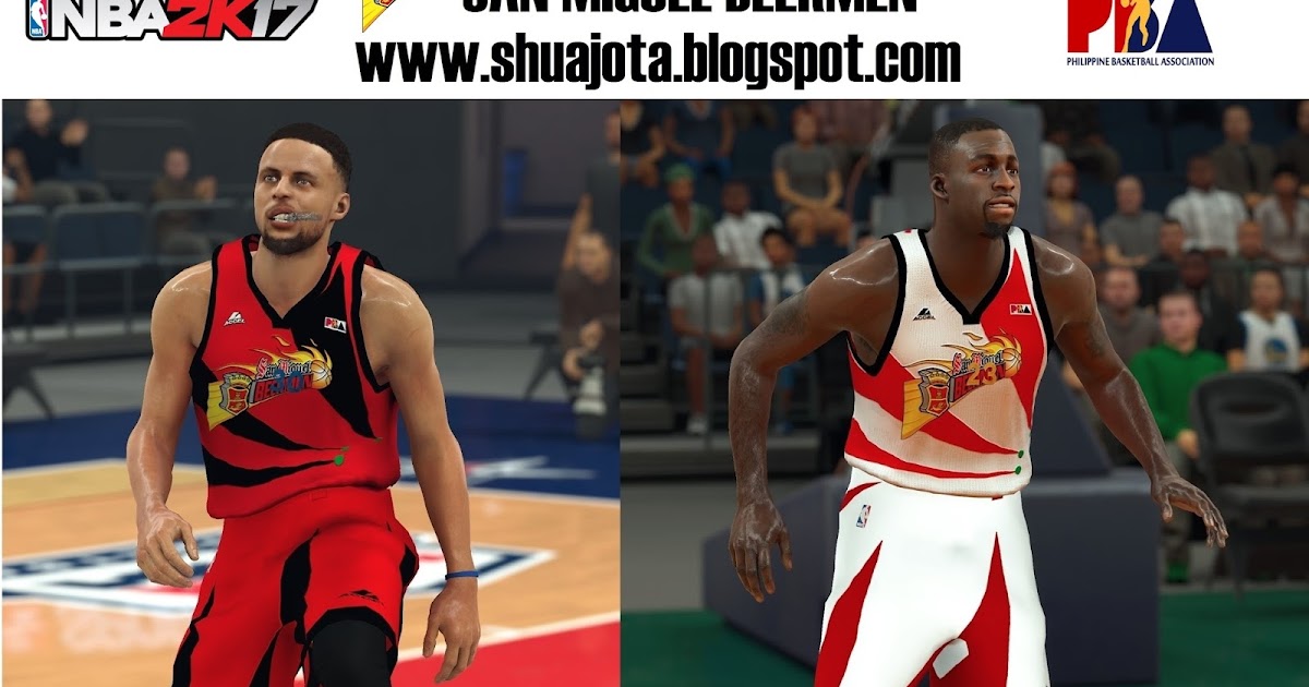 NBA 2K17 San Miguel Beermen Jerseys - Shuajota: NBA 2K23 Mods, Rosters ...