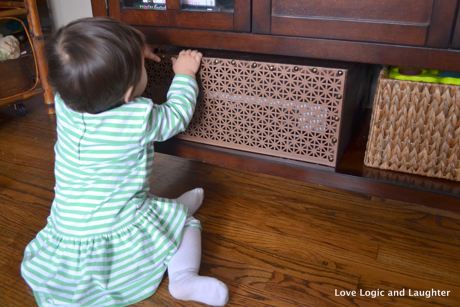 Make It Mommy: Baby-proofing the Cable Box - diy