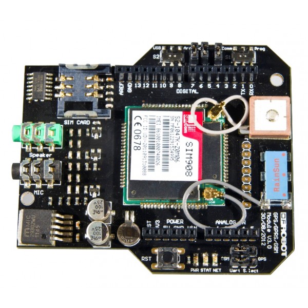 GPS/GPRS/GSM Shield V3.0 (Arduino Compatible)