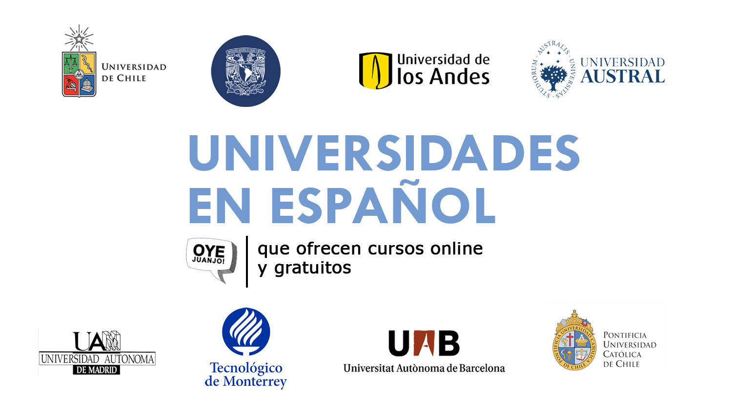 Universidades en español que dictan cursos online gratis