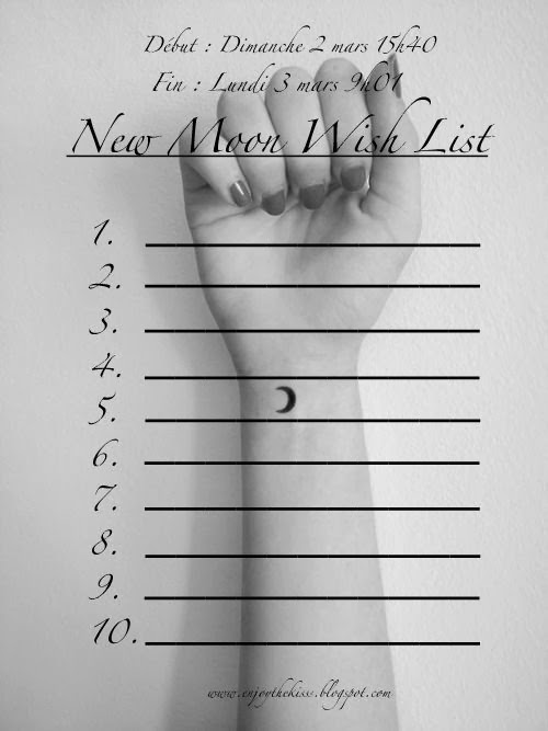Enjoy The Kiss: Just For You " New Moon Wish List