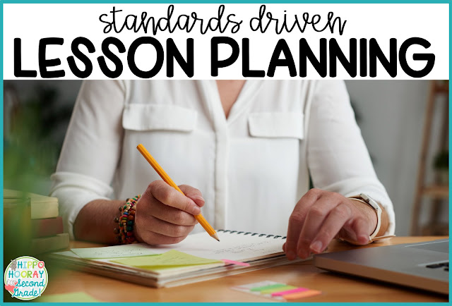 Writing Standard-Driven Lesson Plans - Hippo Hooray for Second Grade!
