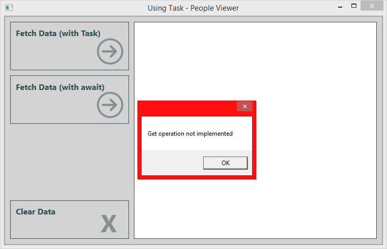Jeremy Bytes: Task and Await: Basic Exception Handling