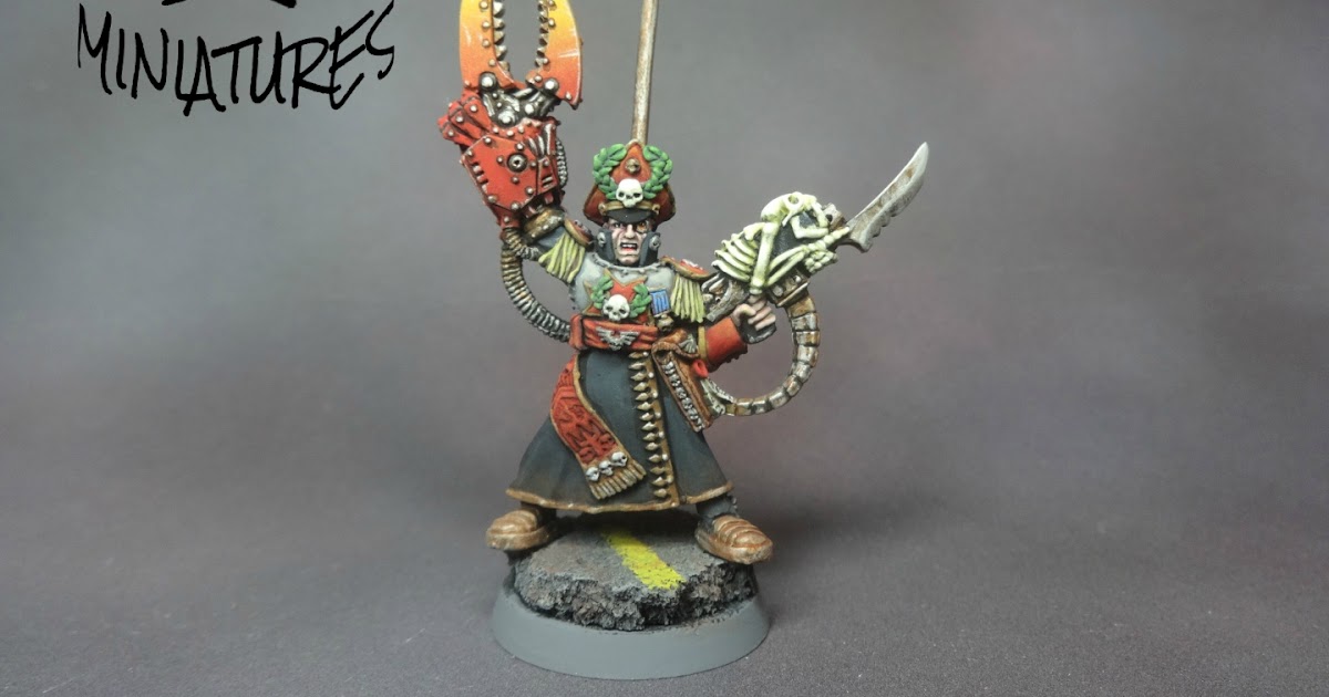 Ink&brush miniatures: Commissar Yarrick