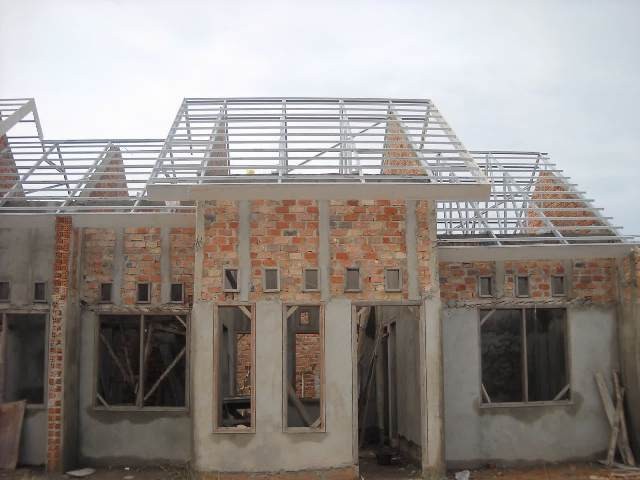 Menghitung Volume Rangka Atap Baja Ringan dan kebutuhan Material