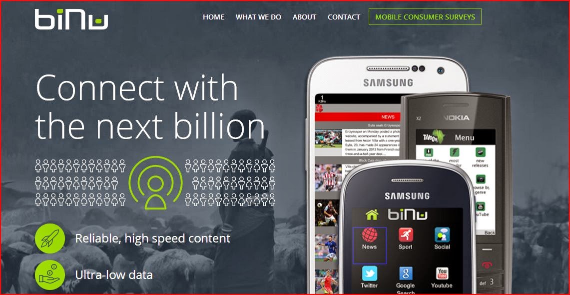 Le Nouvel Africain: [BINU, DIALOGUEZ EN LIGNE A HAUTE VITESSE]