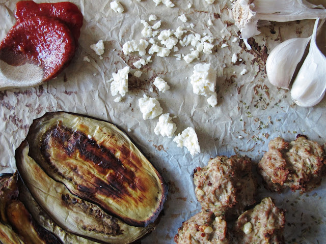 BITE. EAT. REPEAT.: TURKEY & FETA MEATBALL EGGPLANT INVOLTINI (GF)