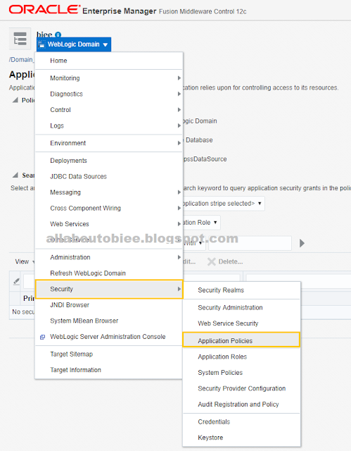Oracle Business Intelligence: Creating Impersonated User in OBIEE 12c