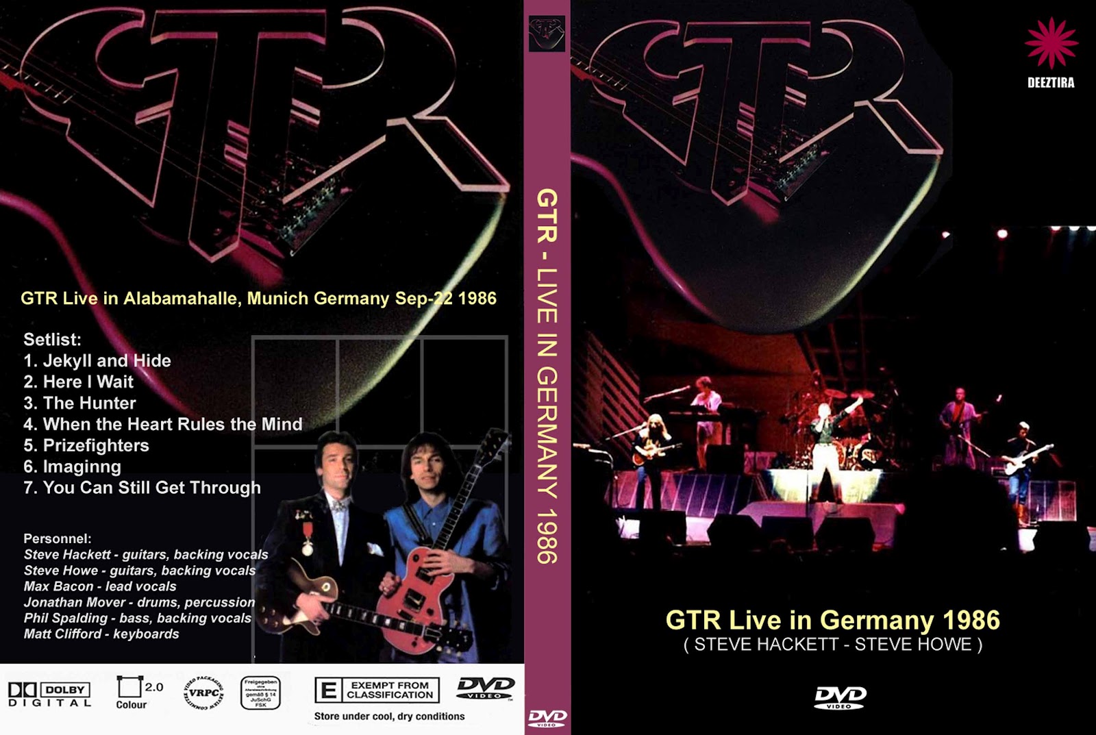 YOUDISCOLL: GTR (Steve Hackett & Steve Howe) - Live in Germany 1986