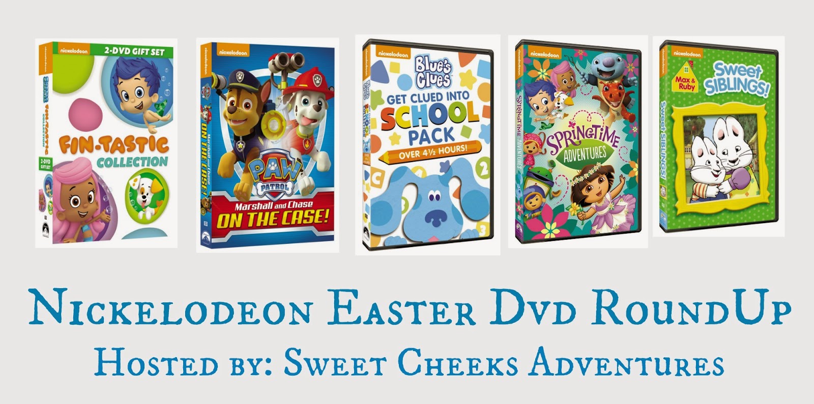 Sweet Cheeks Adventures: Nickelodeon Easter DVD RoundUp Giveaway!