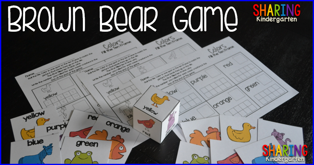 Brown Bear Game - Sharing Kindergarten