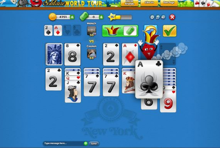 My Facebook Game List: Solitaire World Tour