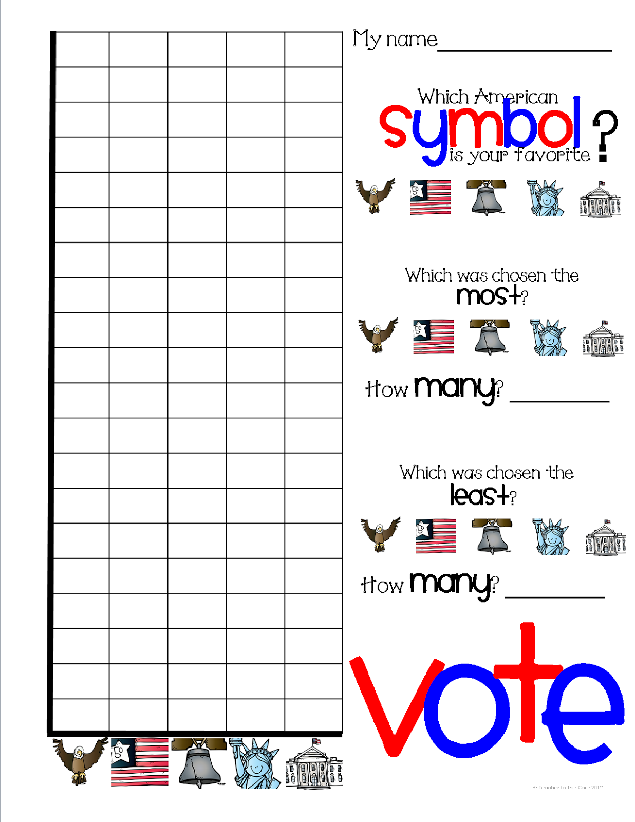 American Symbols | Teacher to the Core