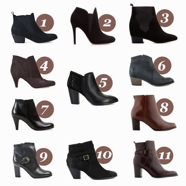 Sélection shopping #26 : les bottines d'automne - La vie, c'est maintenant.