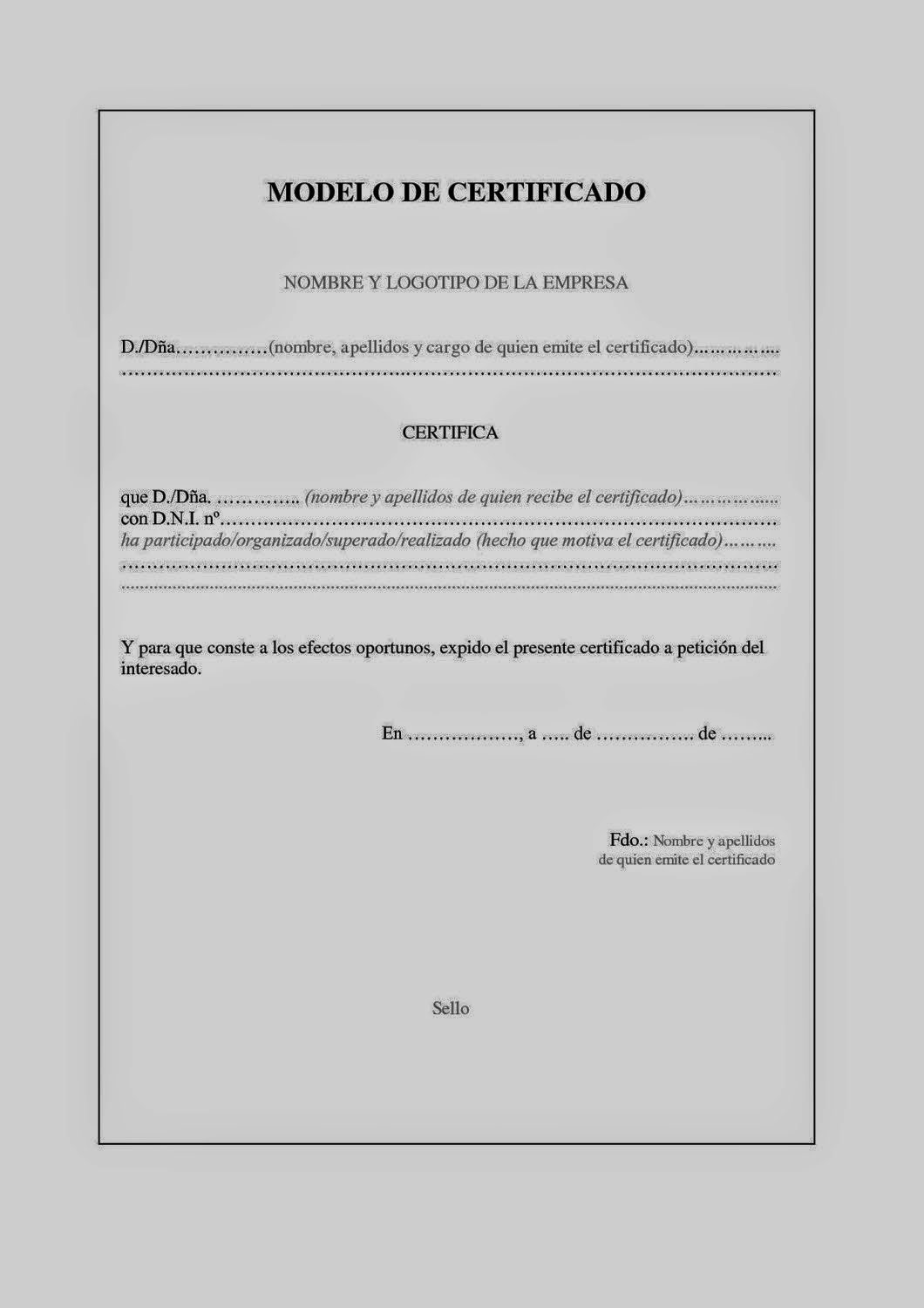 Blog de Mónica : ESTRUCTURA DEL CERTIFICADO