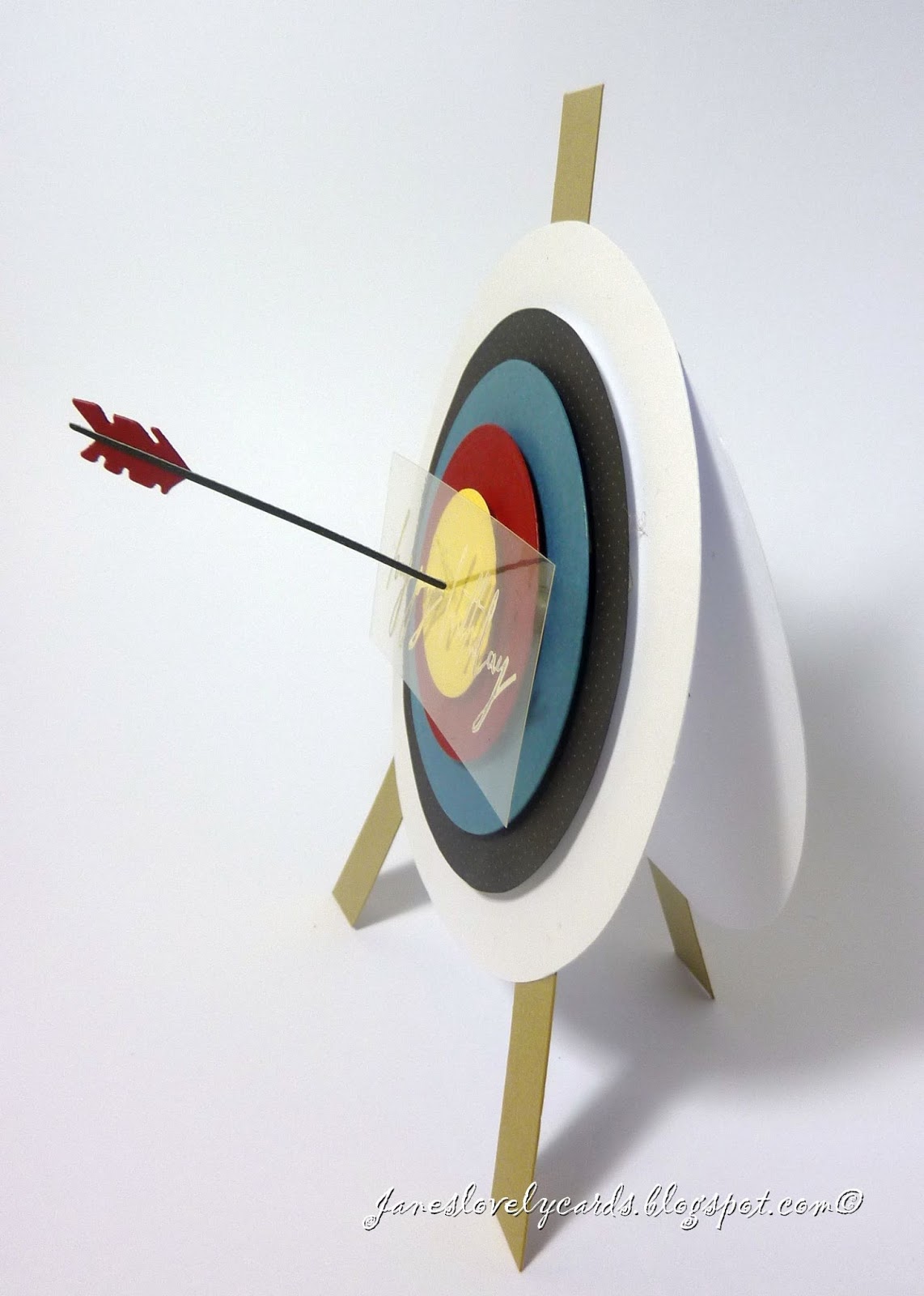 Jane's Lovely Cards : Archery Birthday Card