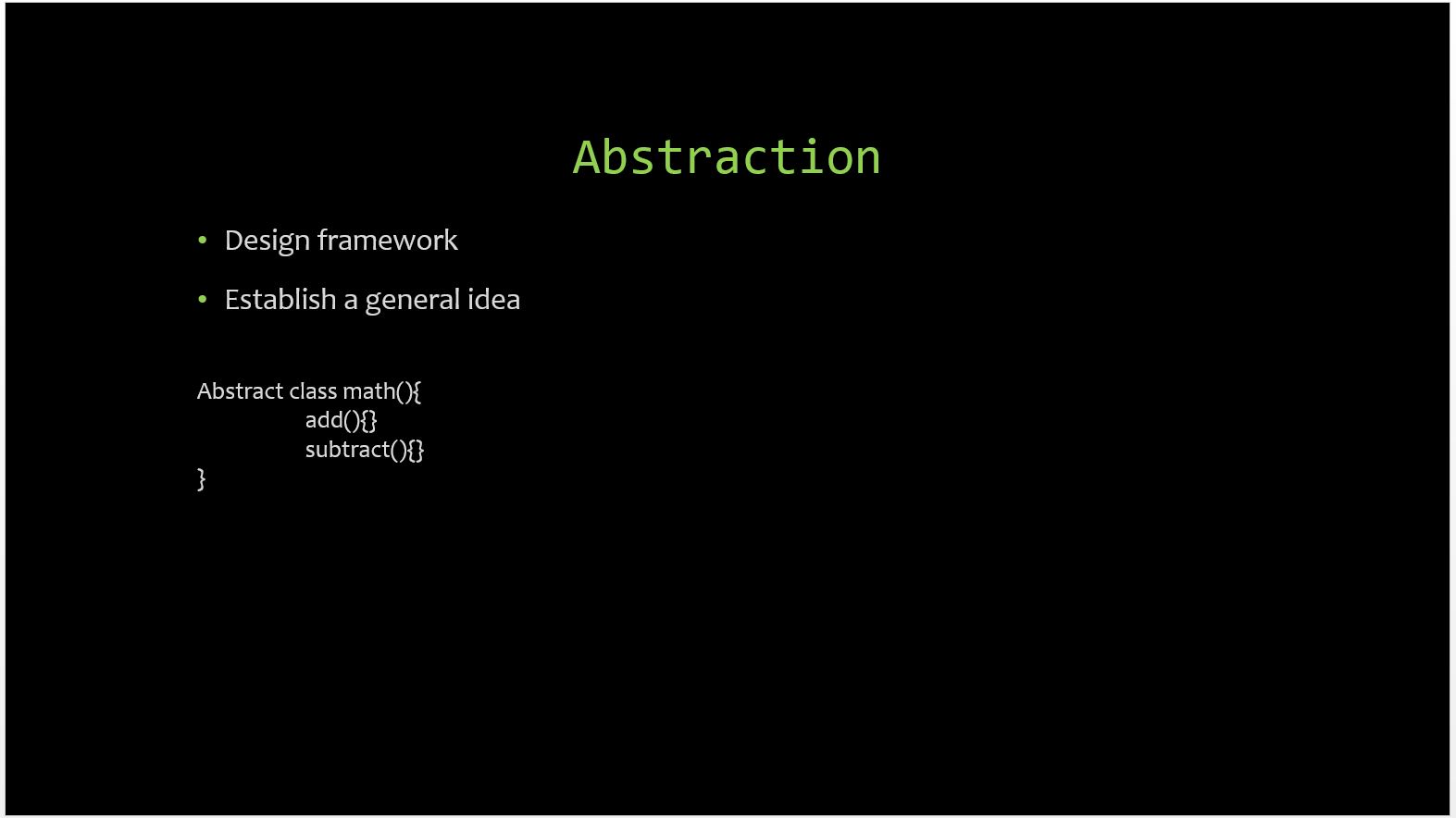 My Thoughts: PowerPoint Presentation on Object Oriented Design