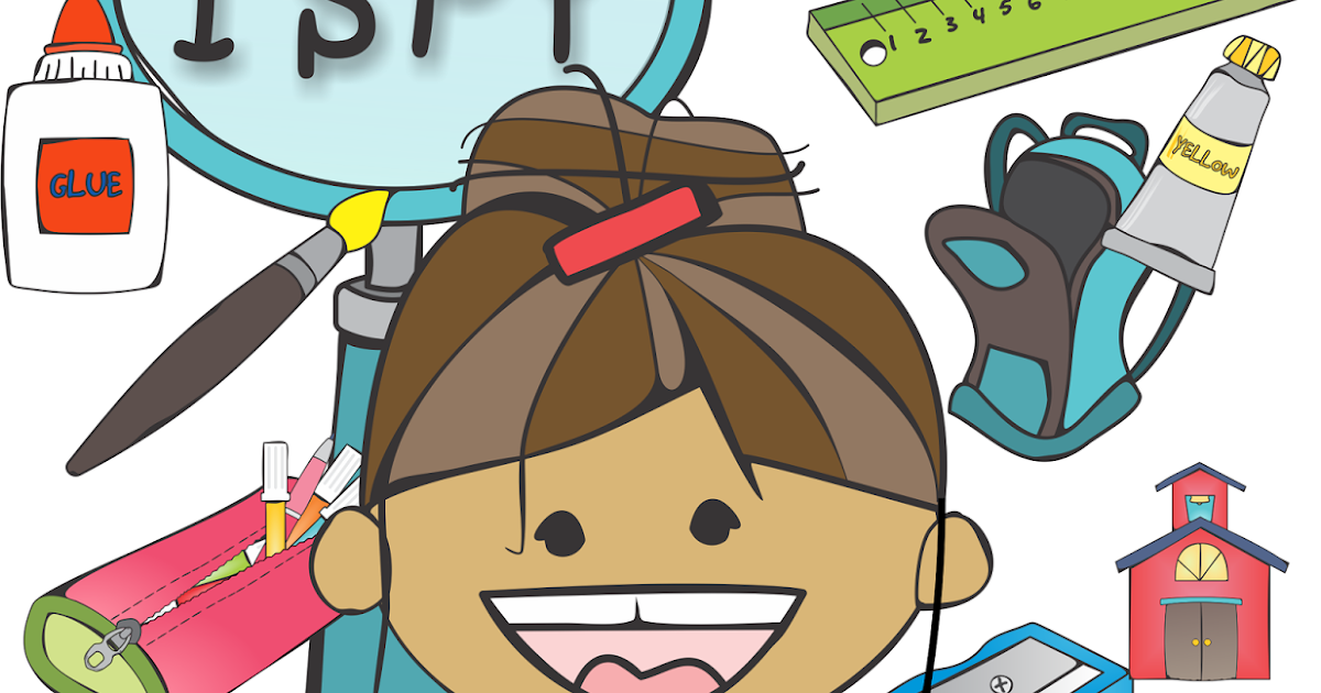 Free Printable I Spy School Supplies