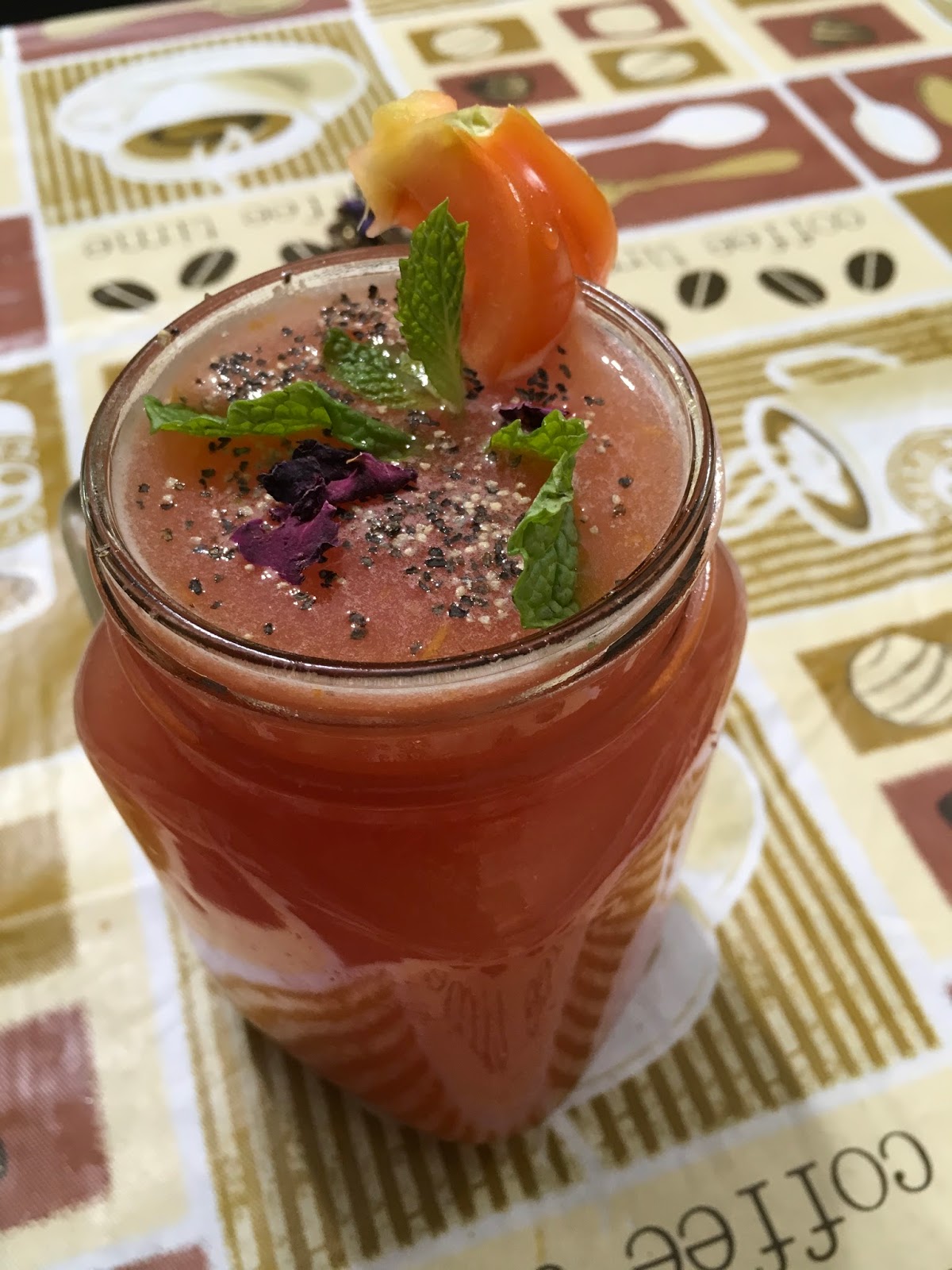 2 step tomato smoothie
