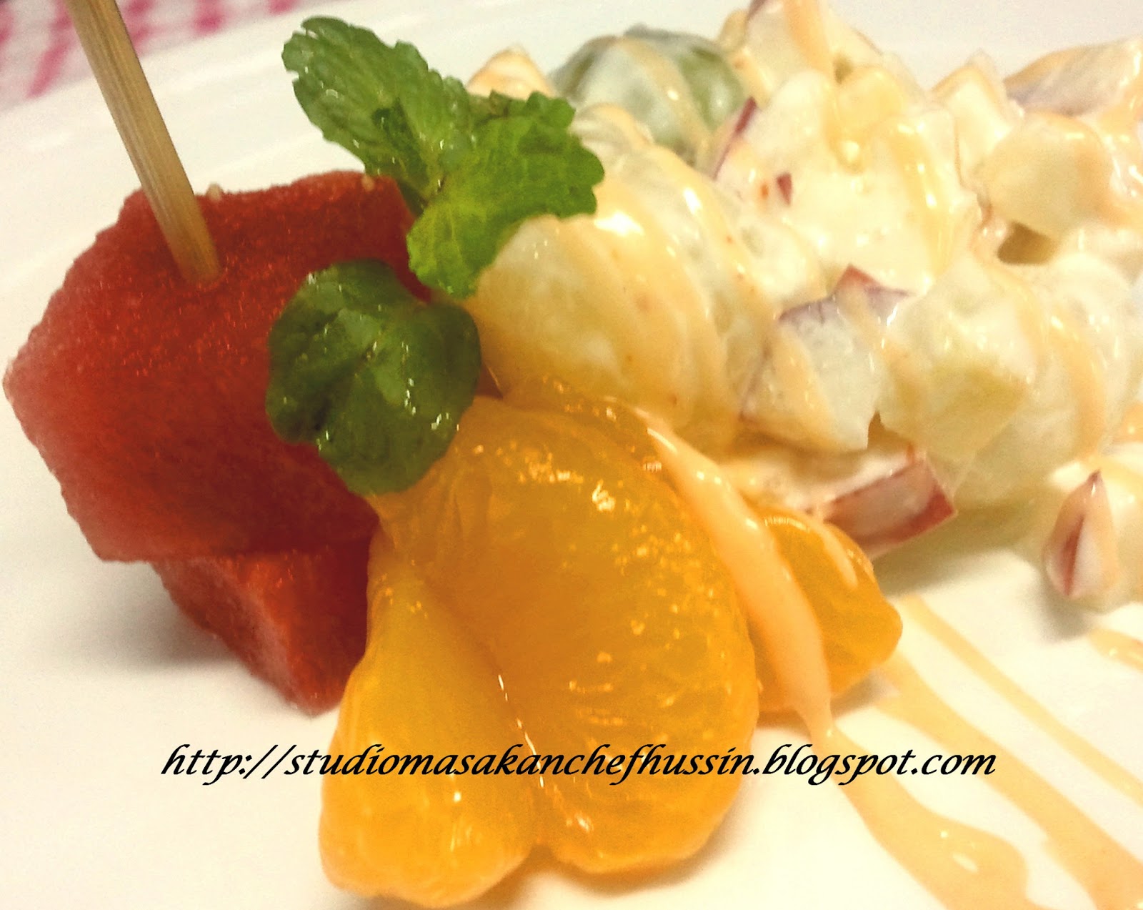 Studio Masakan Chef Hussin: Salad Aneka Buah-buahan